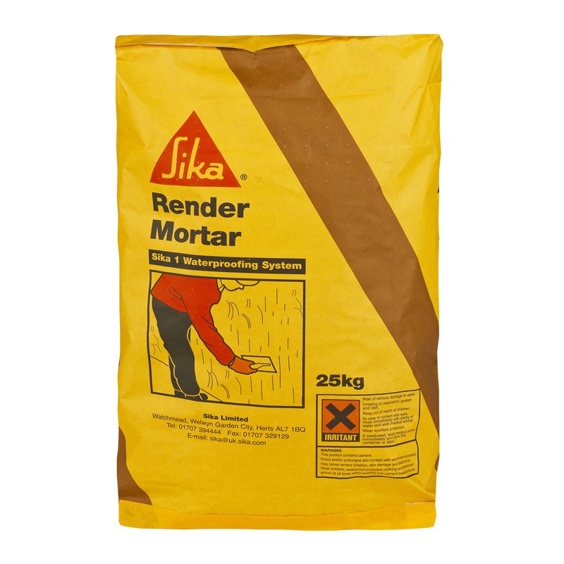 Sika 1 Render Mortar In Stock & Best Prices | Direct Sealants